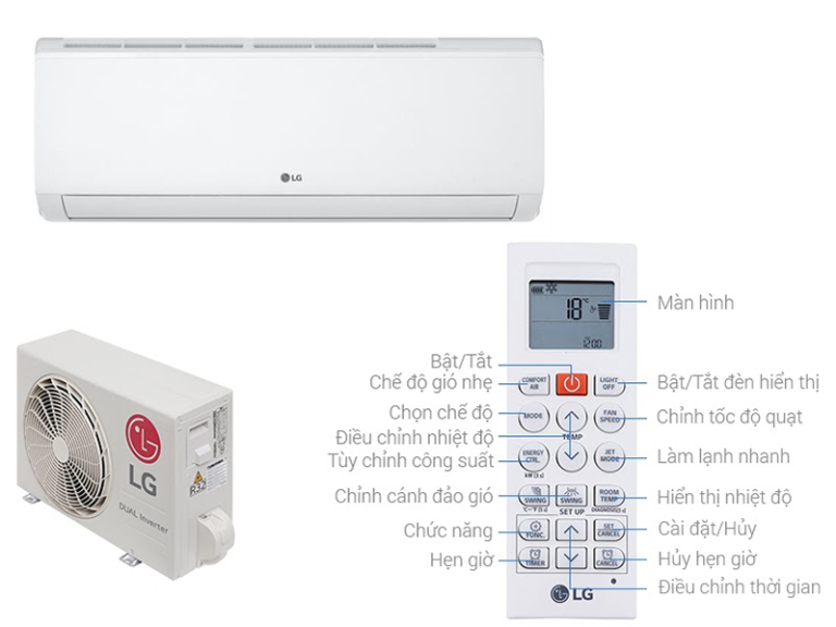 Máy Lạnh LG IFC09M1 Inverter 1HP Model 2026